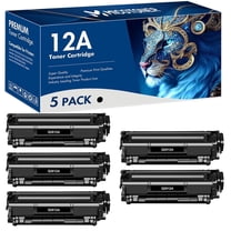 12A Toner Cartridges Compatible for HP 12A Q2612A 1010 LaserJet 1012 ...