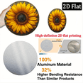 2D Flat, 1pc Multiple Sunflowers Blooming Rotating Hook, Creative Wind ...