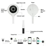 AGPtek Video Baby Monitor with WiFi for Home 2 Way Audio IR Night ...