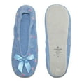 Isotoner Embroidered Terry Ballerina Slippers (Women) - Walmart.com