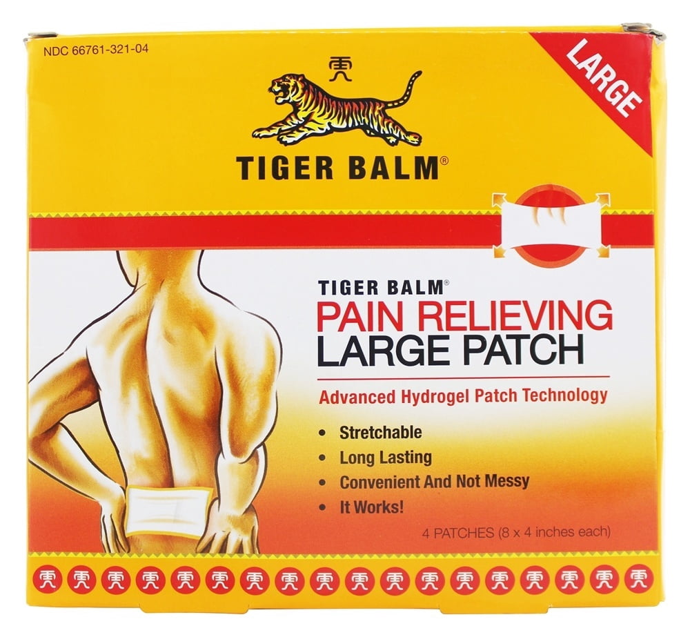 Tiger Balm - Pain Relieving Patch Large Size - 4 Patch(es) | Walmart Canada