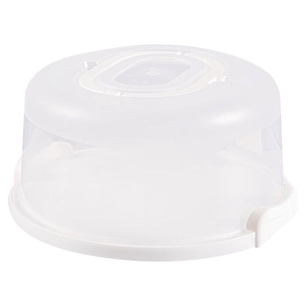 6 Inch Reusable Clear Plastic Cake Box With Handle — Portable Birthday ...