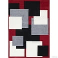 Allstar Rugs Allstar Woven Abstract Block and Square Design Rug ...