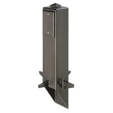 Outdoor Light Fixture Support Post 19-1/2 In. Black - Walmart.com