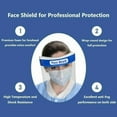 10 Pack Safety Full Face Shield Reusable Clear Washable Face Anti ...