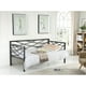 Hodedah Imports Metal Crossback Daybed - Walmart.com