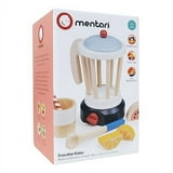 Mentari Toys - Smoothie Maker - Wooden Fruity Blender Toy Set for Pretend Cooking - Learning ...