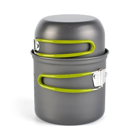 TongL 1 Set Foldable Arc Handles Camping Cookware Set Aluminum 1-2 ...