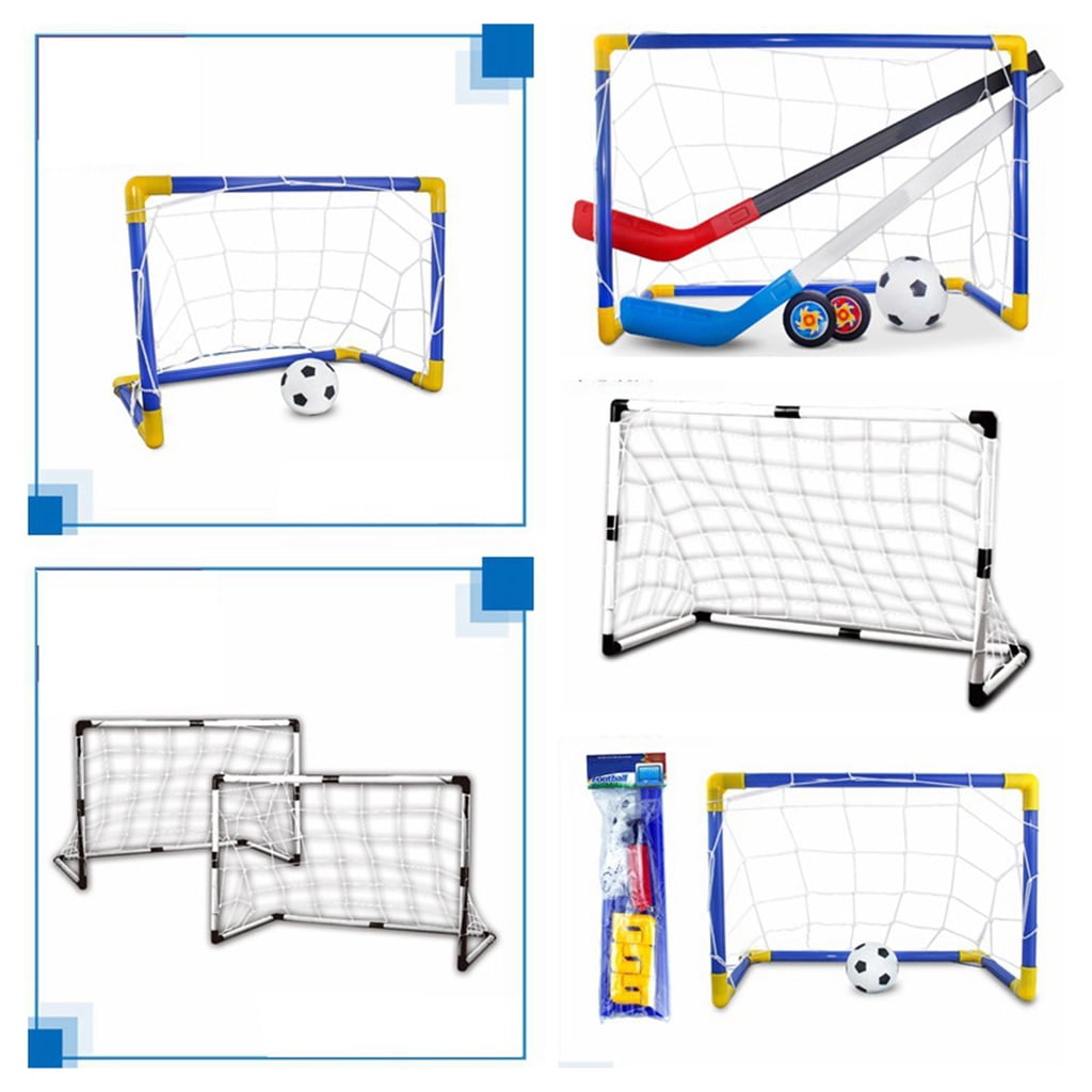 GENEMA Assemble Football Goal Toy Set Kids Soccer Goal Pool Set Mini ...