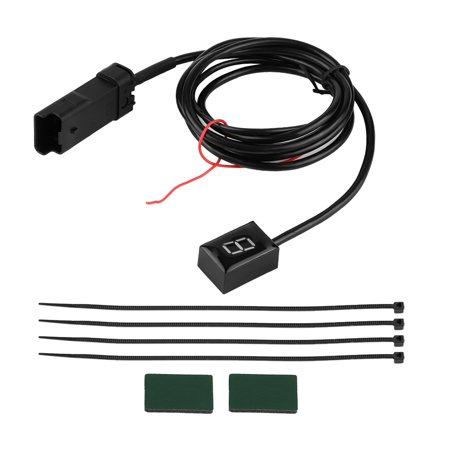 Qiilu Motorcycle Gear Indicator Mount Speed Digital Shift Lever Sensors ...