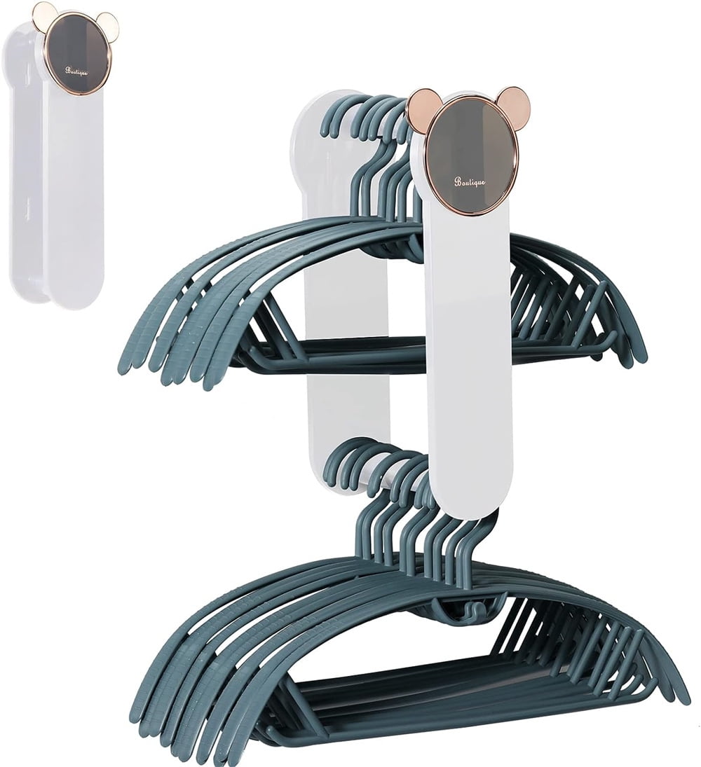 Duslogis Hanger Organizer Stacker,Wall Mounted Hanger Organizer Can ...