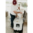 Igloo 125 qt. Party Bar Rolling Ice Chest with Stainless Steel Handle ...