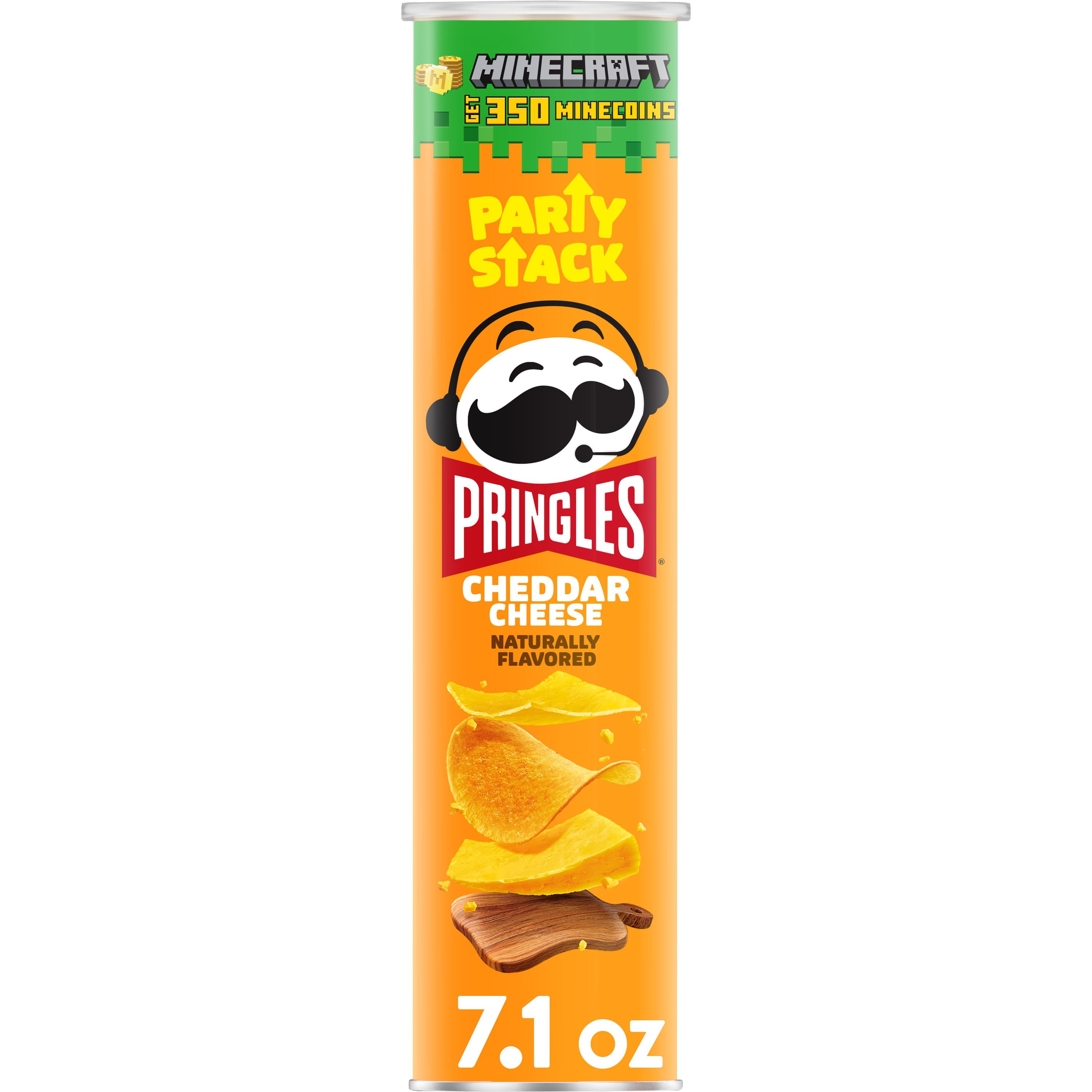 Pringles Potato Crisps Chips, Cheddar Cheese, 7.1 Oz, Can – Walmart ...