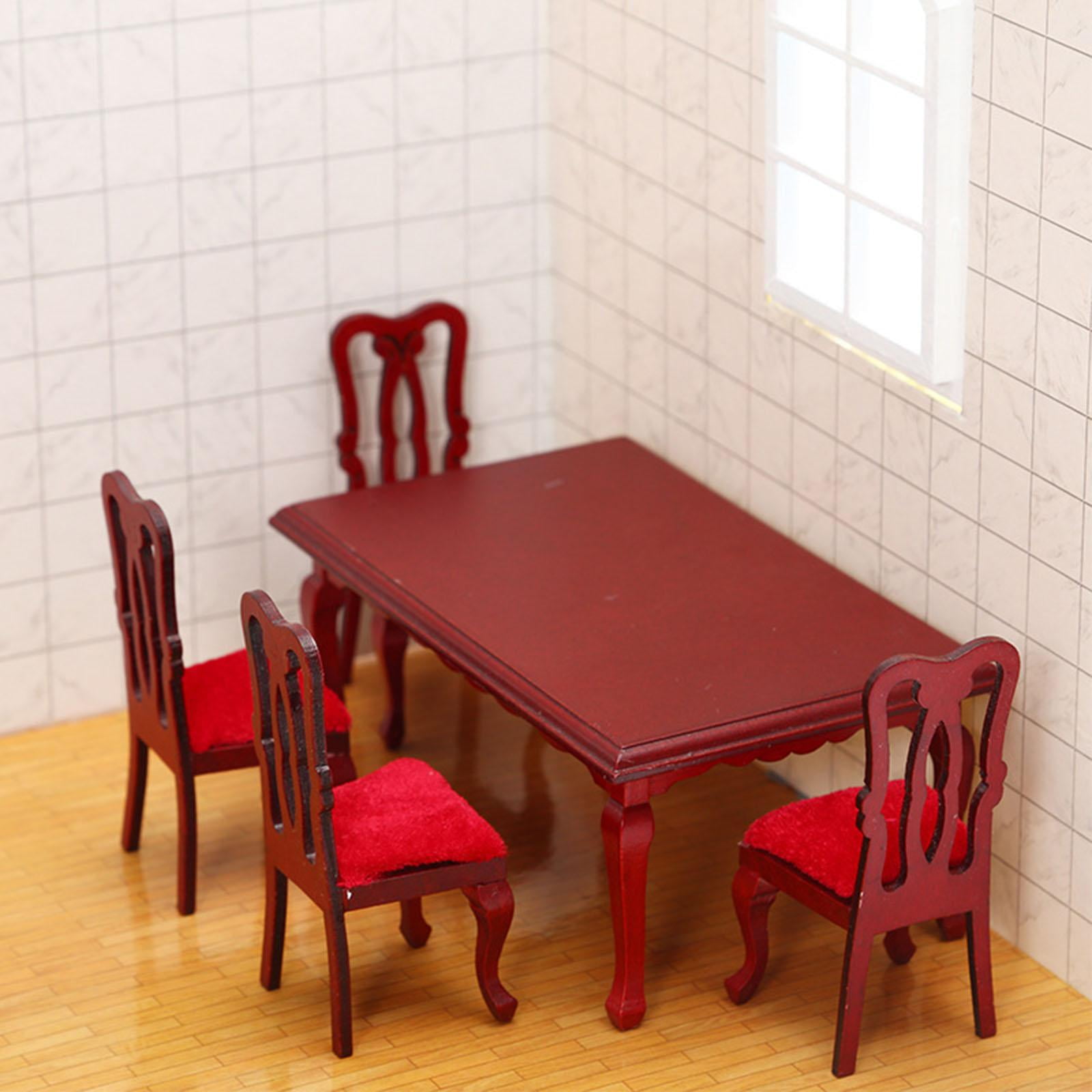 Mesa de Casa de Muñecas Perfecl 1:12 Accesorios de Comedor DIY | Bodega ...