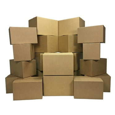 UBMOVE 20 Boxes, Small & Medium Boxes Combo, Moving Kit, 1 Pack - Walmart.com