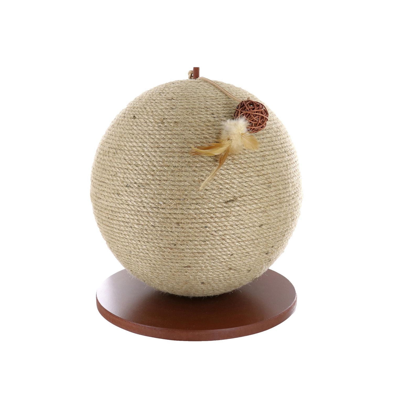 Click here for Finn & Winston Sisal Scratching Globe - Brown M prices