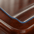 23 x 47 Inch PVC Vinyl Table Cover Protector, 2mm Thick Plastic Desk ...