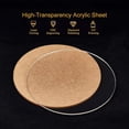 5PCS 5 Inch Clear Acrylic Sheet Round Circle Dis Acrylic Sheet for ...