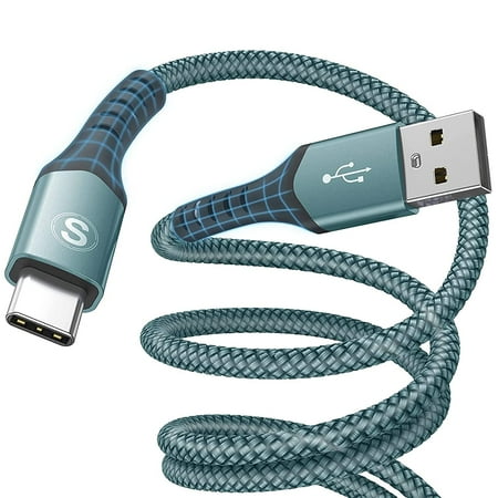 USB C Cable,Sweguard USB C Charging Cord (2 Pack,1ft) Fast Phone ...