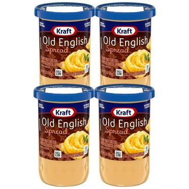 Kraft Old English Sharp Cheddar Cheese Spread, 5 oz, 3 Jars - Walmart.com