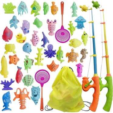 Fishing Game Toy Set for Toddlers Pool Bathtub Outdoor Water Play ...