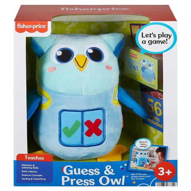 Fisher-Price MTTHHW53 Fisher Price - Guess & Press Owl Interactive ...