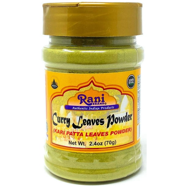 Rani Curry Leaves Powder (Kari Neem Patha) Indian Spice 2.4oz (70g) PET ...