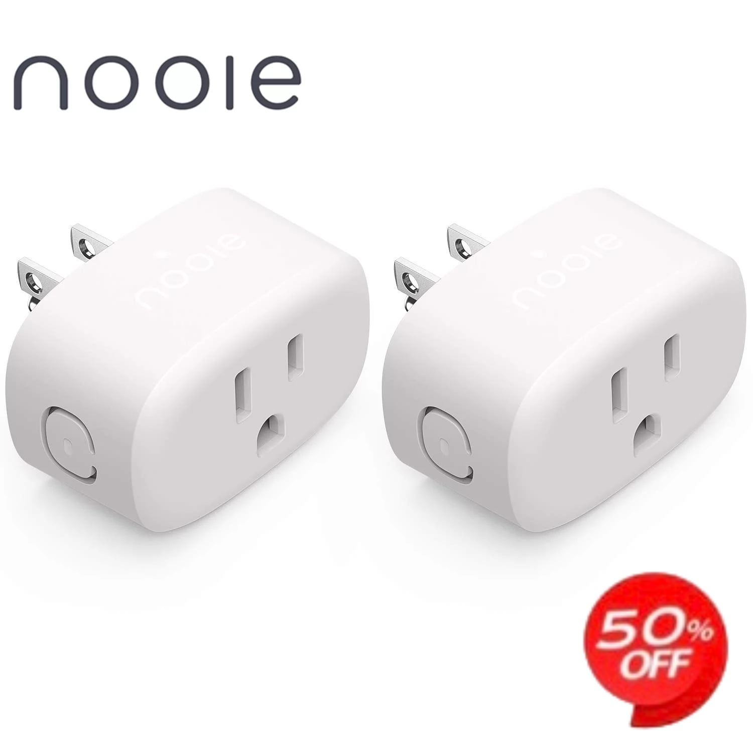 Nooie Smart Plug Works with Alexa Google Home Voice Control WiFi ...