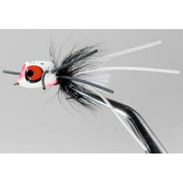 Betts Fishing Lure 1201-8-1 Pop N' Hot Fly Popper Size 8 White Fishing ...