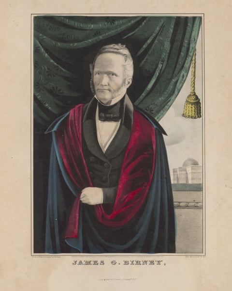 Print: James G. Birney, 1844 - Walmart.com