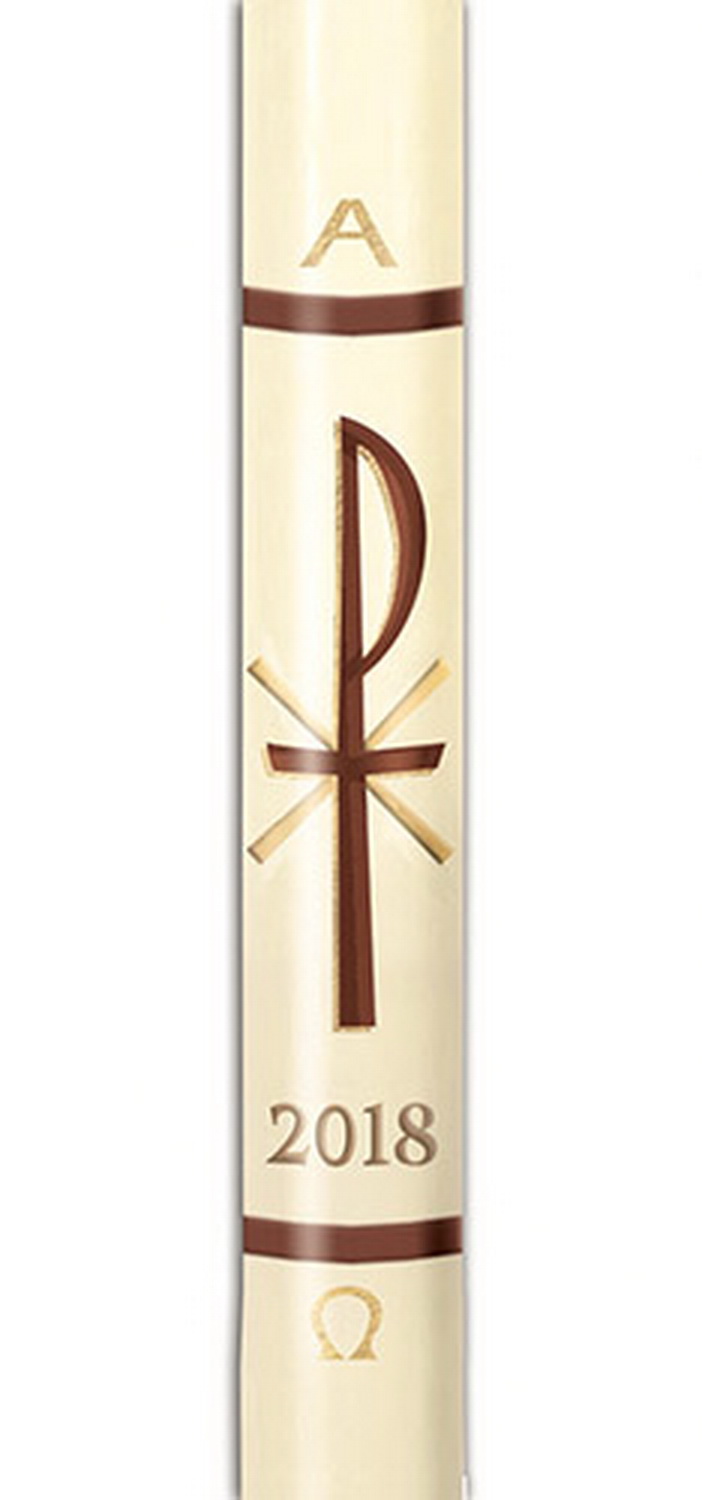 Will & Baumer 30449 No 4 Chi Rho Paschal Candle - Walmart.com