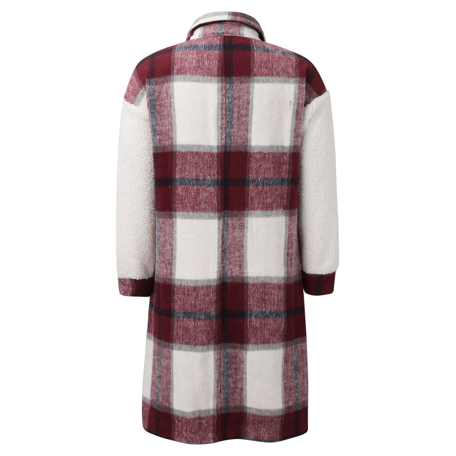 CAICJ98 Long Shacket Jacket Women Plus Size Women's Winter Hooded ...