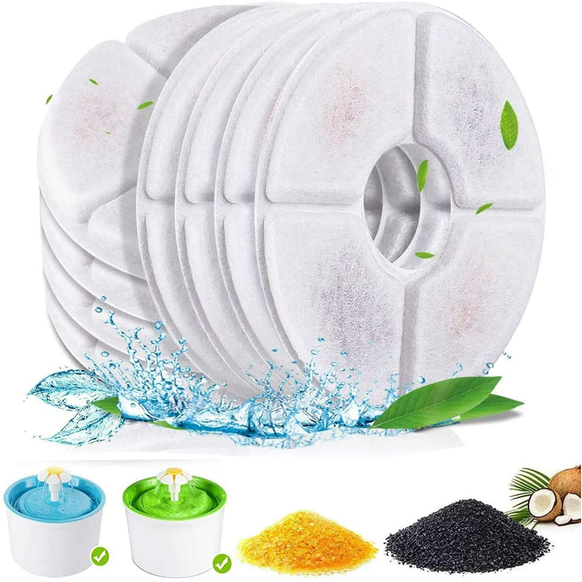 Click here for Fishlice Set Of 8 Cat Water Fountain Filter  Cat F... prices