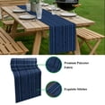 Blue Bamboos Cotton Linen Table Runner Natural Vintage Bamboos Tree ...