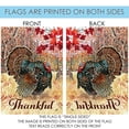 Toland Home Garden Wild Turkey Fall Thanksgiving Flag Double Sided ...