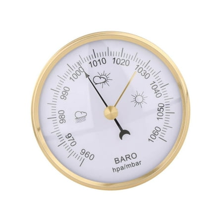 3.54'' Mechanical Barometer Wall Mounted Pressure Gauge Barometer Meter ...