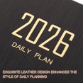 ELAYARD 2026 Weekly Planner Notebook for Students, Black Cover, Cute ...