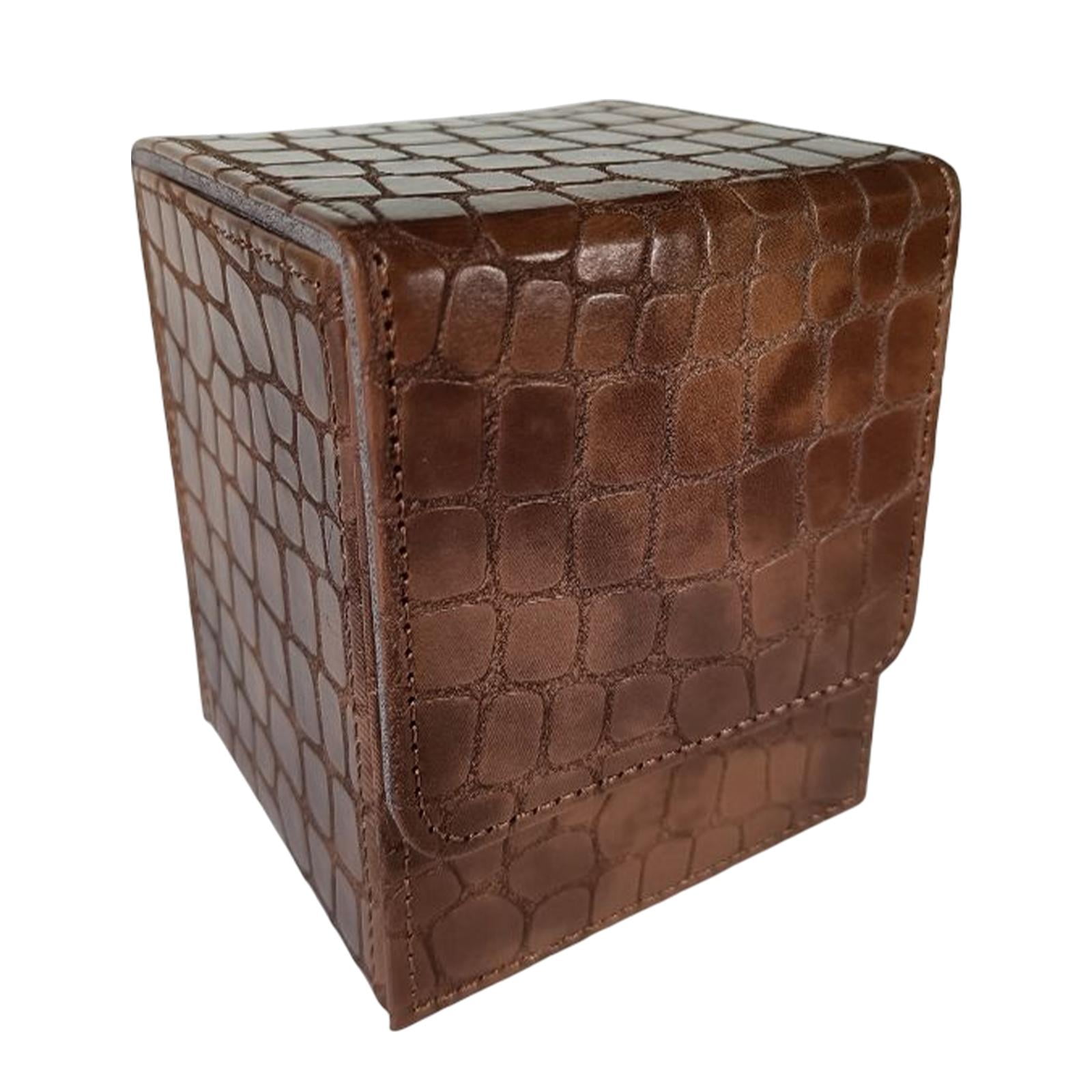Trading Card Deck TCG Container Card Case Card Storage Box Case Marrón ...