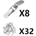 8 Pcs Stainless Steel 90 Degree Spring Toggle Lock Generic Latch with ...