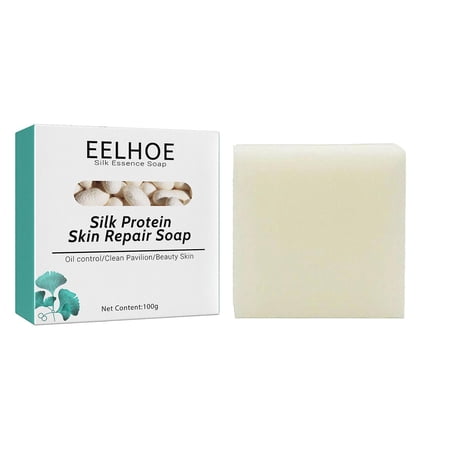 Eelhoe Silk Protein Facial Mask Soap For Skin Repair, Skin Cleaning And ...