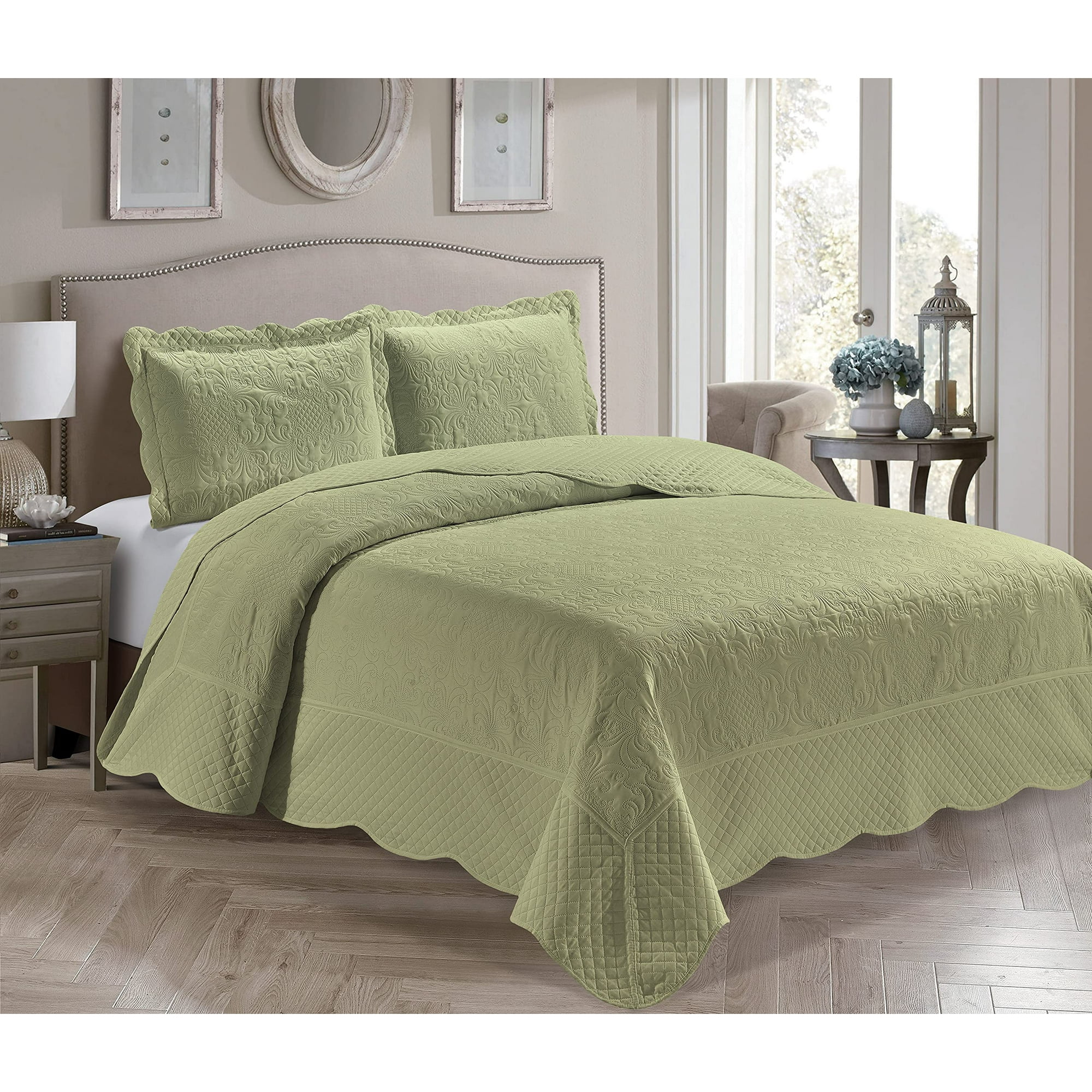 Click here for Home Collection 3 Piece Over Size Embossed Solid C... prices