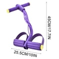 10 Tube Pedal Resistance Band with Handles, Full Body Strength Training ...