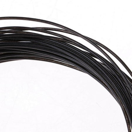 destyer 12m Tennis Racket Racquet String High Elastic Thread Line Black ...