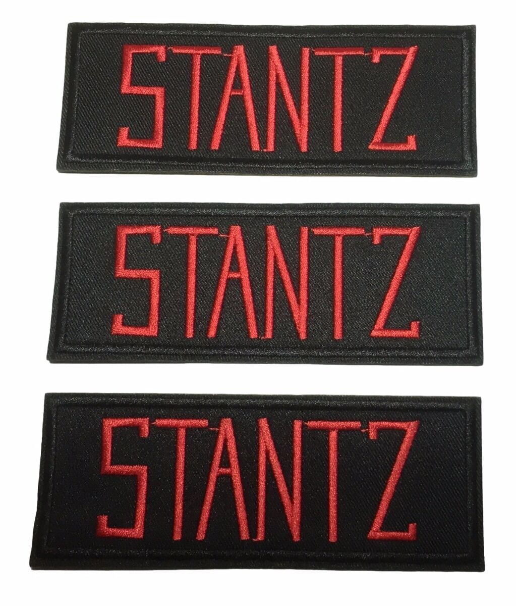 Ghostbusters Movie Stantz Name Tag Embroidered Patch Set of 3 Patches ...