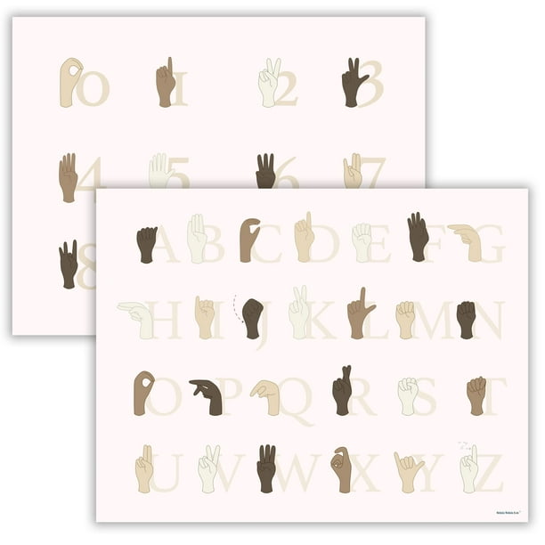 4 American Sign Language Posters American Sign Language Posters for ...