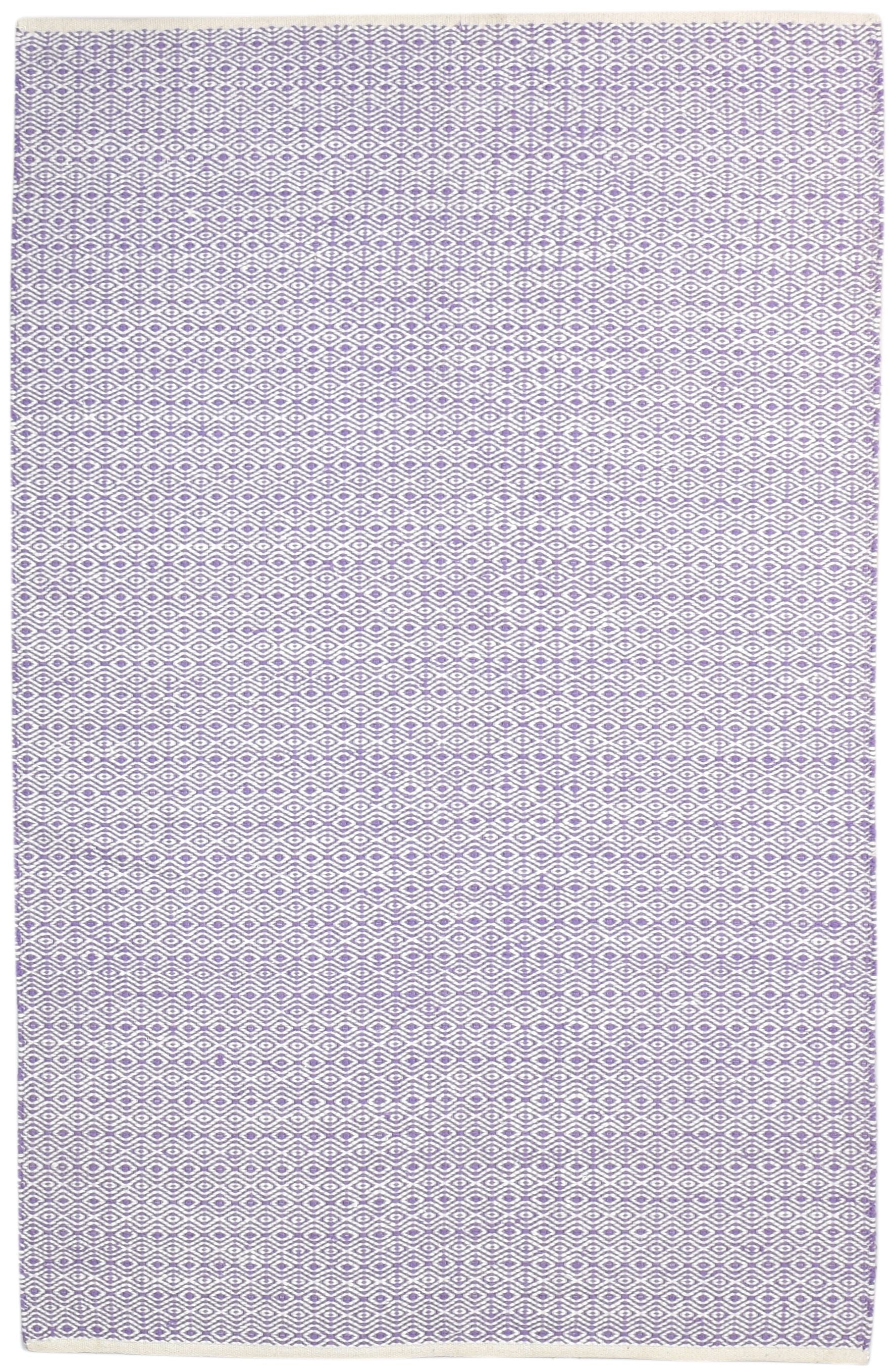 Wool Purple Rug 5' X 8' Modern Dhurrie Scandinavian Nordic Room Size ...