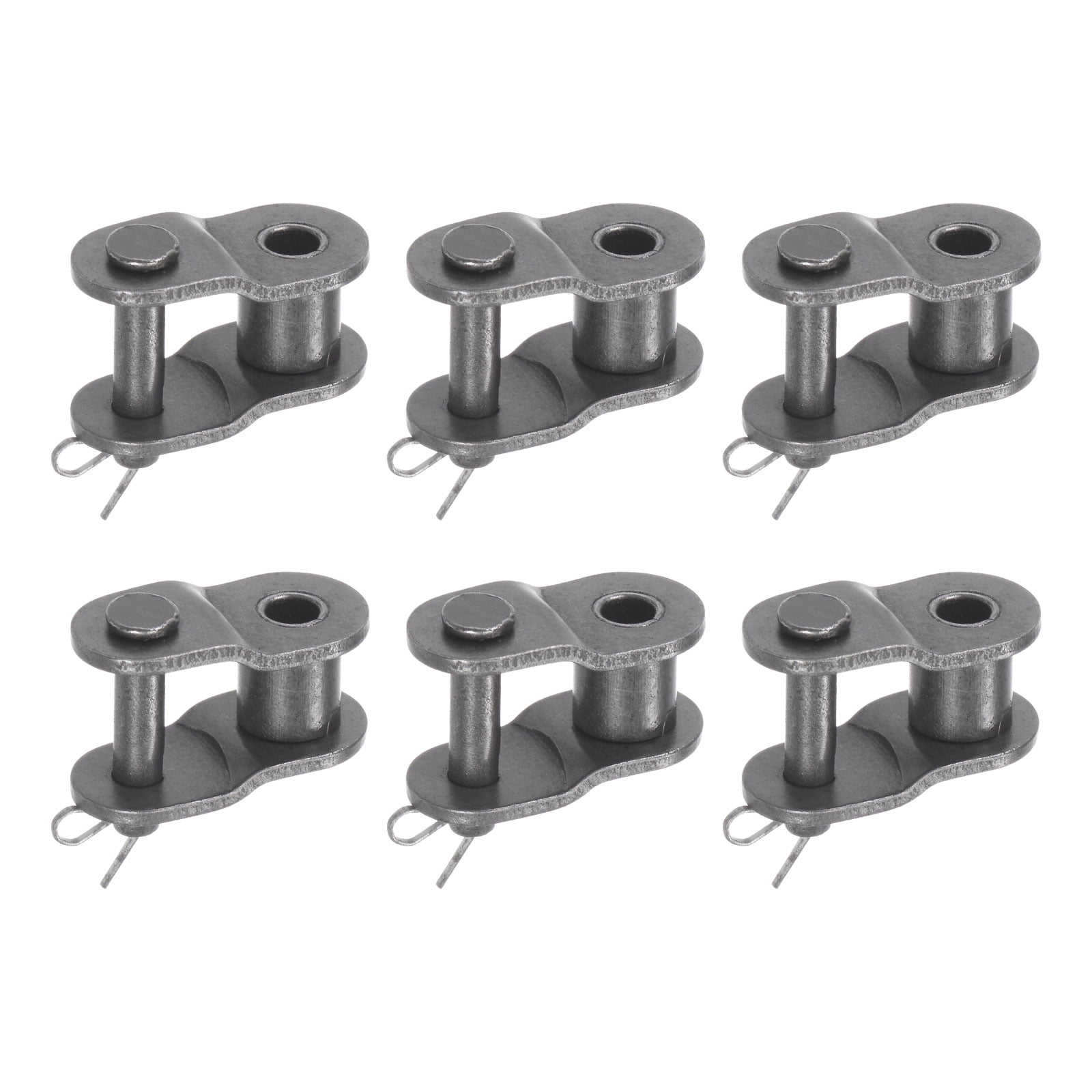 Uxcell 6Pack #40 Cadena Offset Half Link Roller, Enlaces Divididos de ...