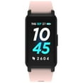 iTech Active 3 Unisex Adult Smartwatch Fitness Tracker, Blush, Silicone ...