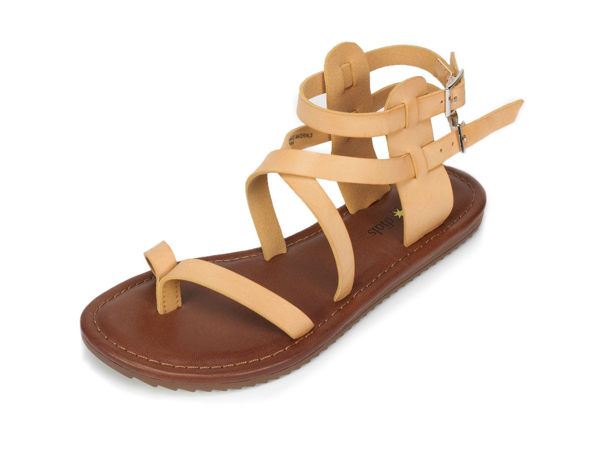 Seven Dials Womens Sync Split Toe Casual Gladiator Sandals - Walmart.com