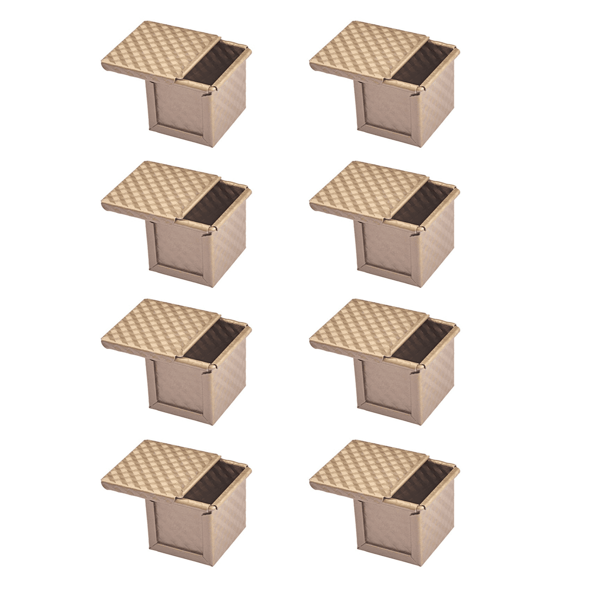 Click here for Geloo 8-Cavity Non-Stick Aluminum Mini Water Squar... prices